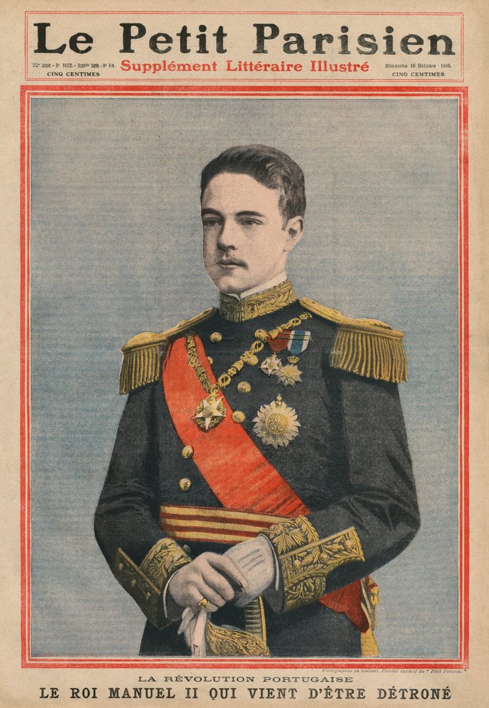 Portuguese Revolution, King Manuel II of Portugal has just been ...