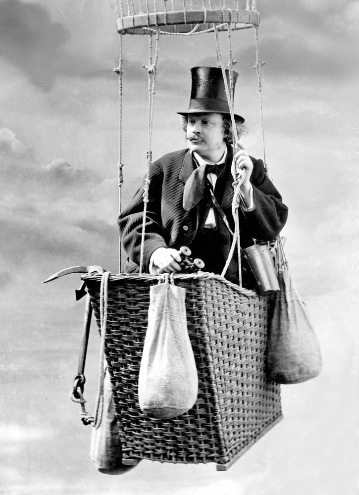 Self-Portrait of Felix Nadar in a Hot-Air Balloon