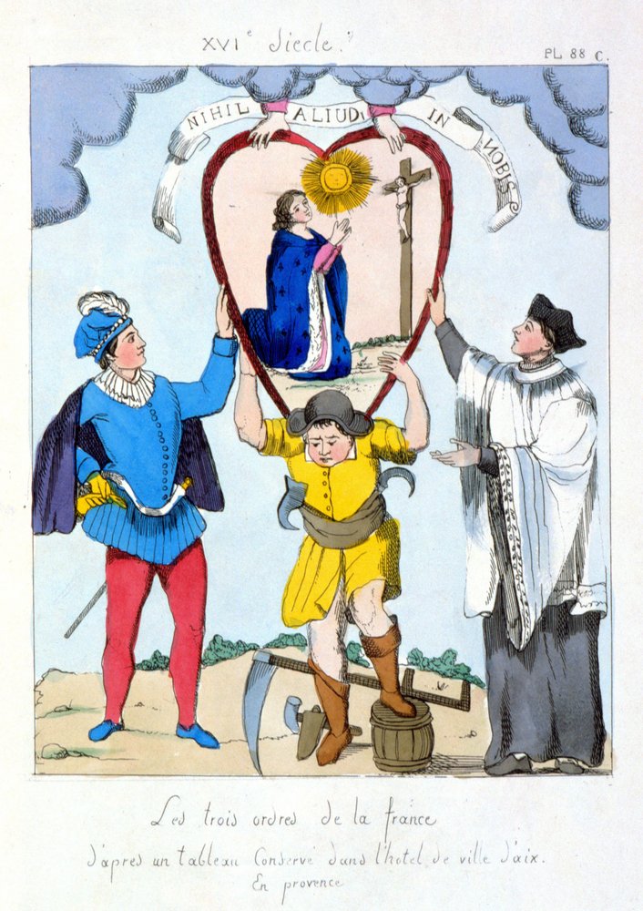 The Three Orders of France by (after) French School