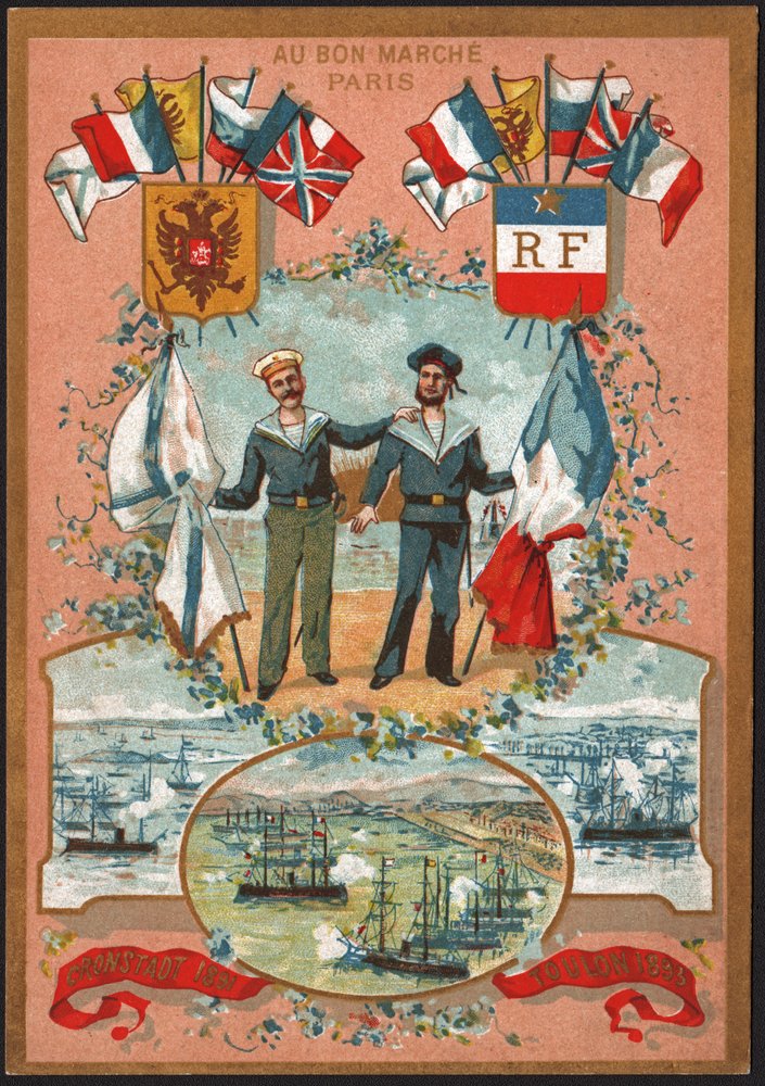 Franco Russian alliance by Unknown: Premium art reproduction