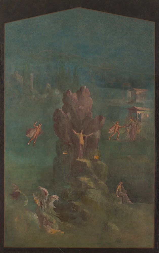 Perseus and Andromeda in landscape, from the imperial villa at Boscotrecase