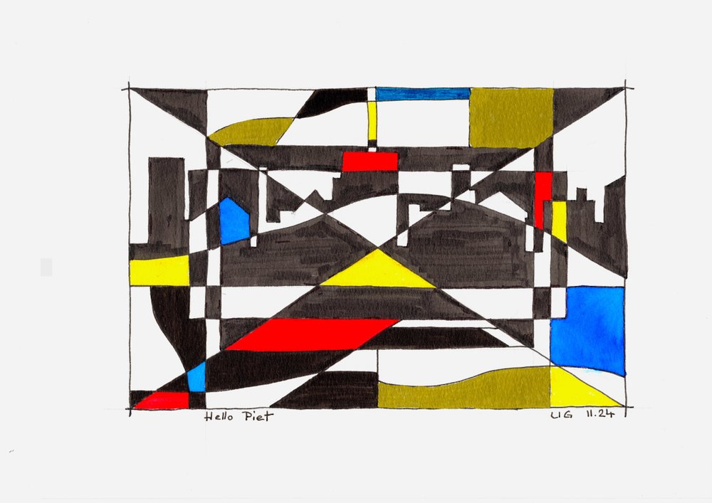 Hello Piet by Urs Grünenfelder: Buy fine art print