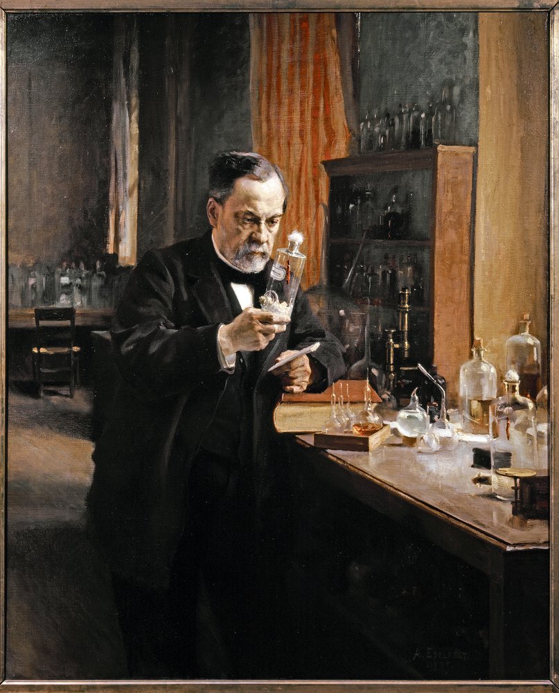 Louis Pasteur in His Laboratory