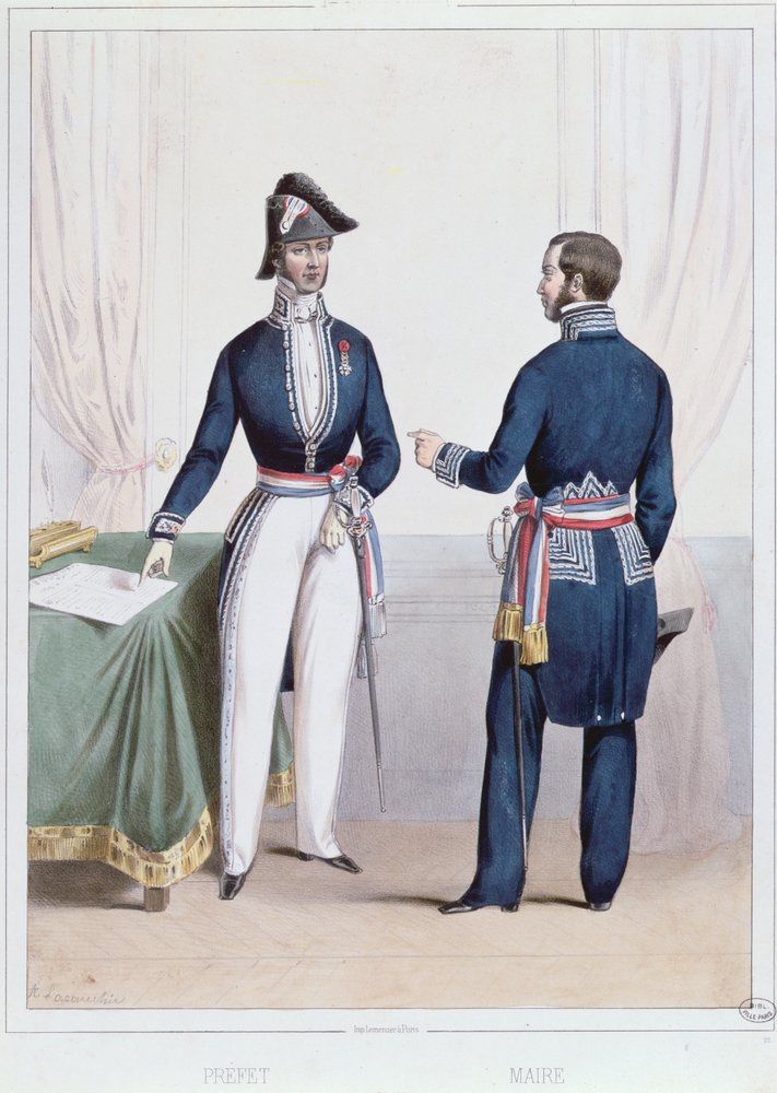 French Prefect and Mayor during the period of the July Monarchy in France