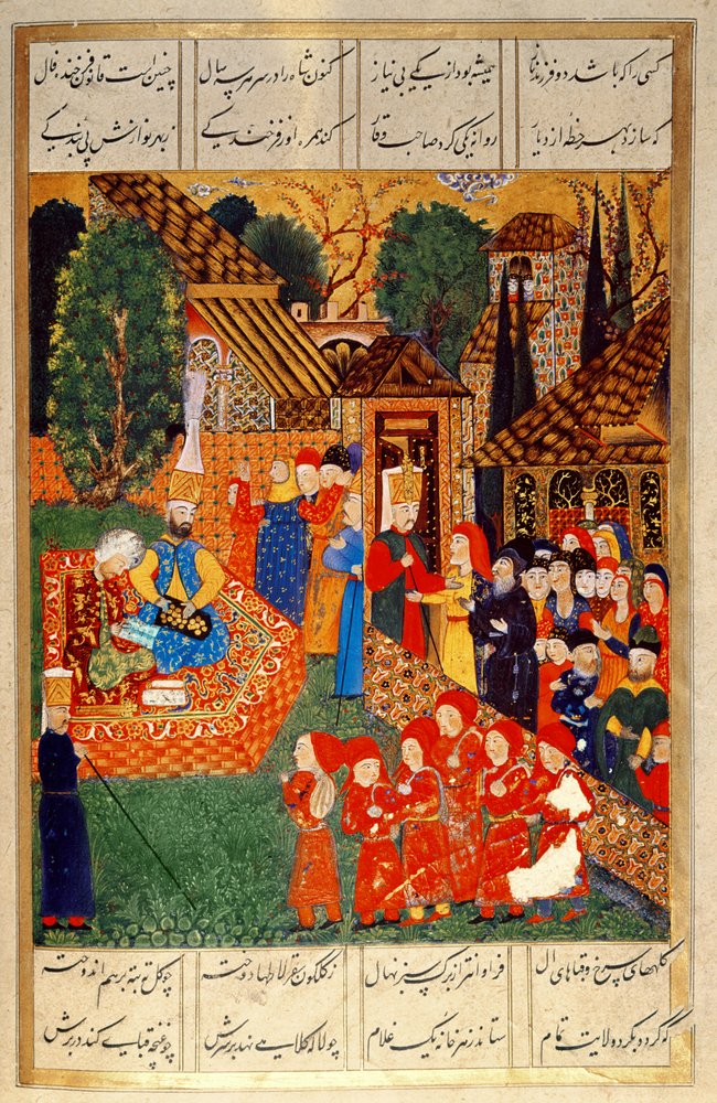 A Janissary Officer Recruiting Devsirme for Sultan Suleyman I (from the ...