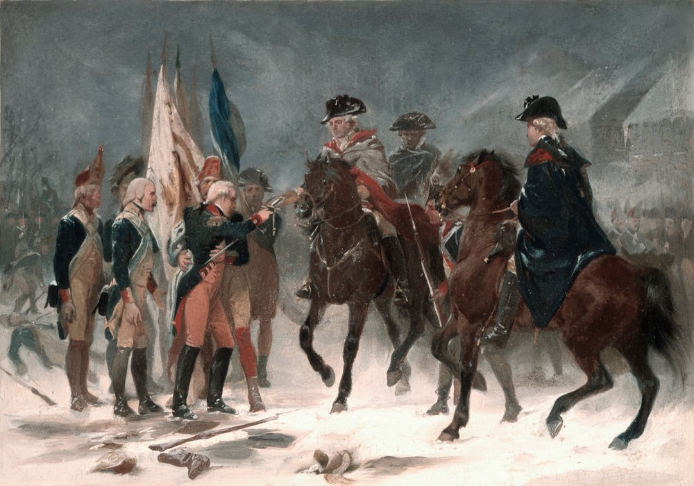 Surrender of Colonel Rall at the Battle of Trenton, December 26, 1776