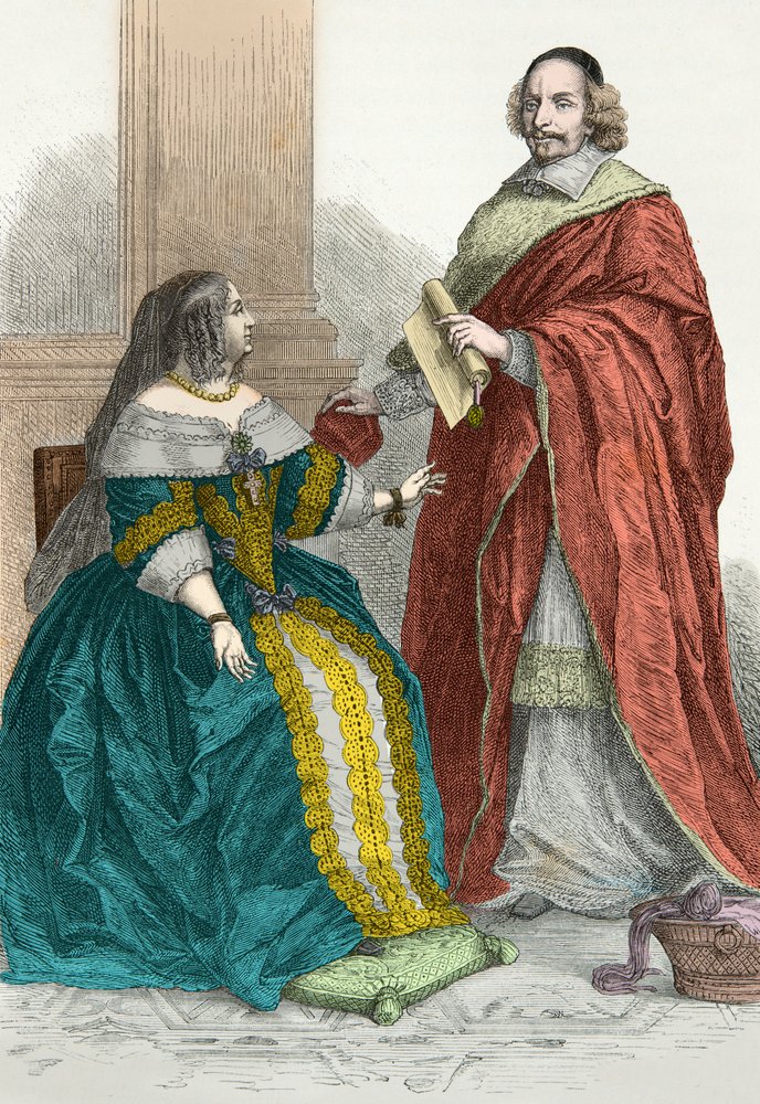 Portrait of Anne of Austria and Cardinal Mazarin
