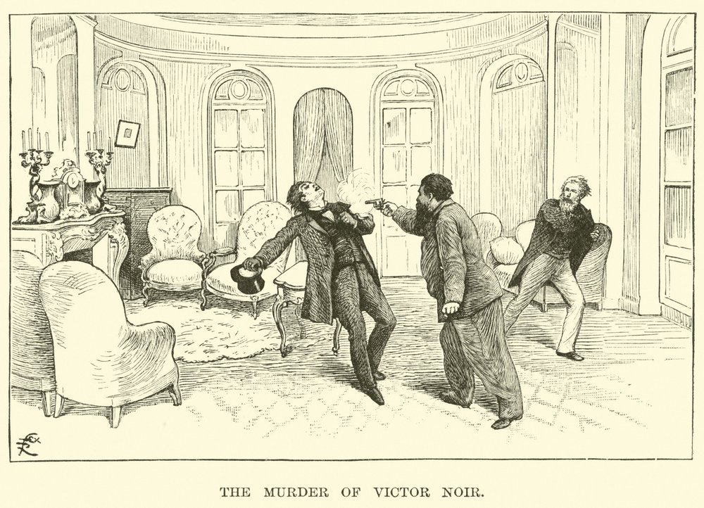 The murder of Victor Noir by American School