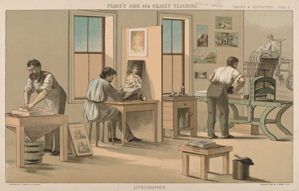 Lithographer by American 19th Century: Buy fine art print