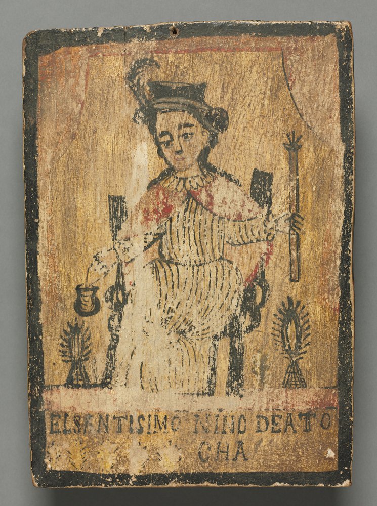 El Santo Nino de Atocha: altarpiece saint by American School