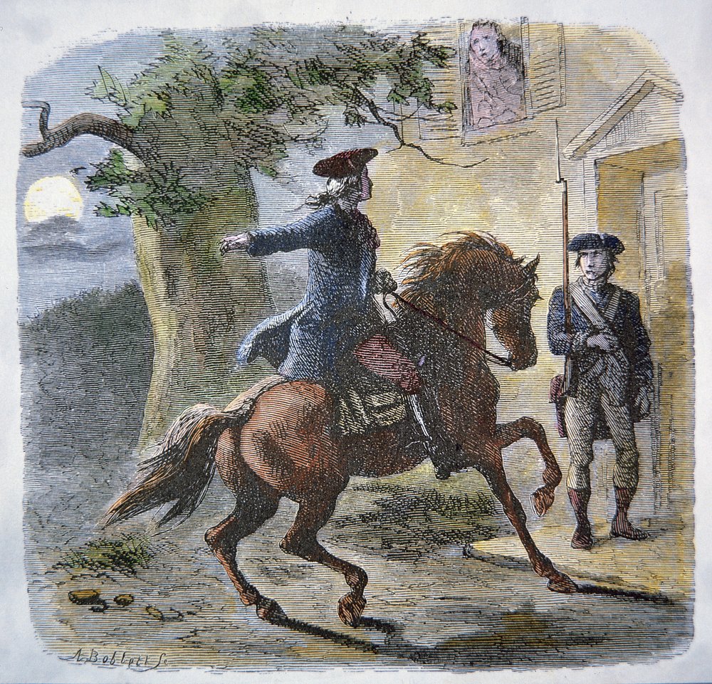 Na Breataine Ag Teacht Paul Revere