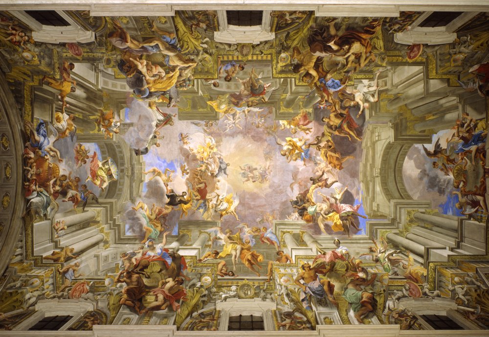 Entry of St Ignatius into Paradise by Andrea Pozzo