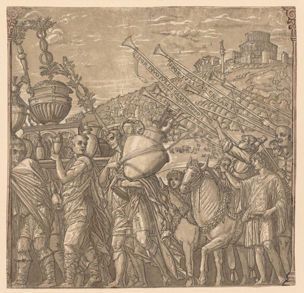 The Triumph of Julius Caesar: Soldiers Carrying Vases