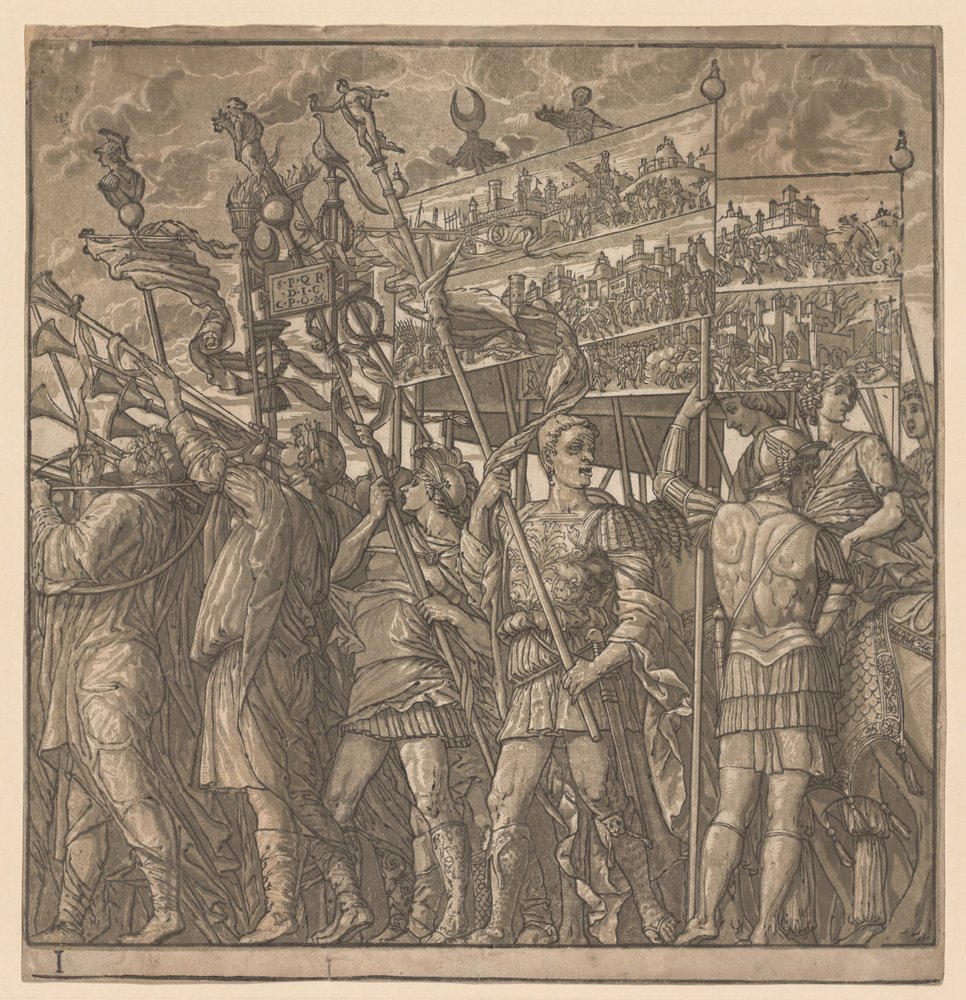 The Triumph of Julius Caesar: Soldiers Carrying the Pictures of War