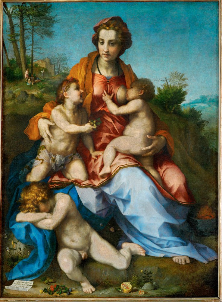 by Andrea del Sarto: Highest-quality art reproduction