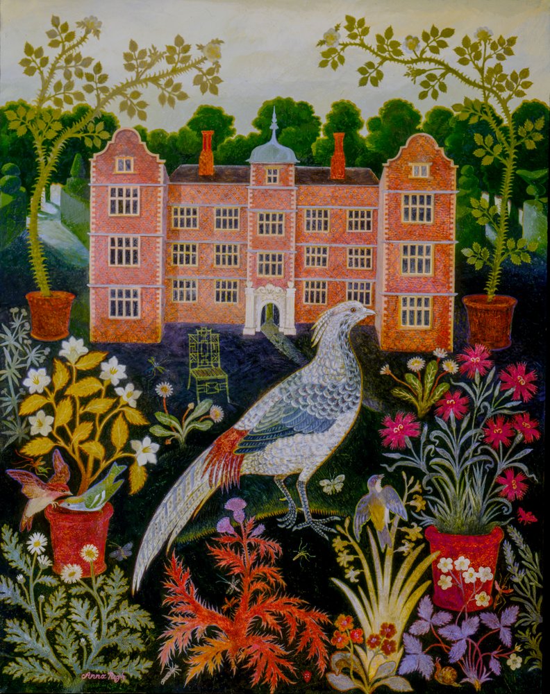 Potted Plants by Anna Pugh: Highest-quality art reproduction
