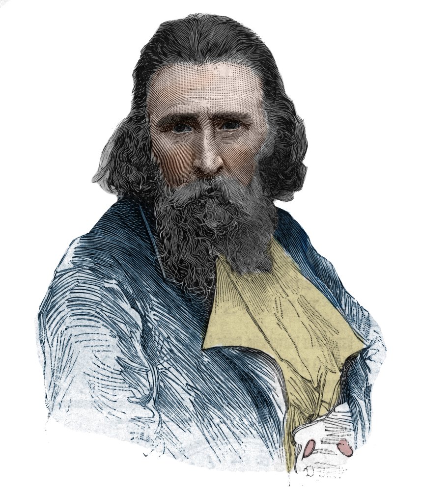 Portrait of Leon Cladel (1835-1892), French man of letters