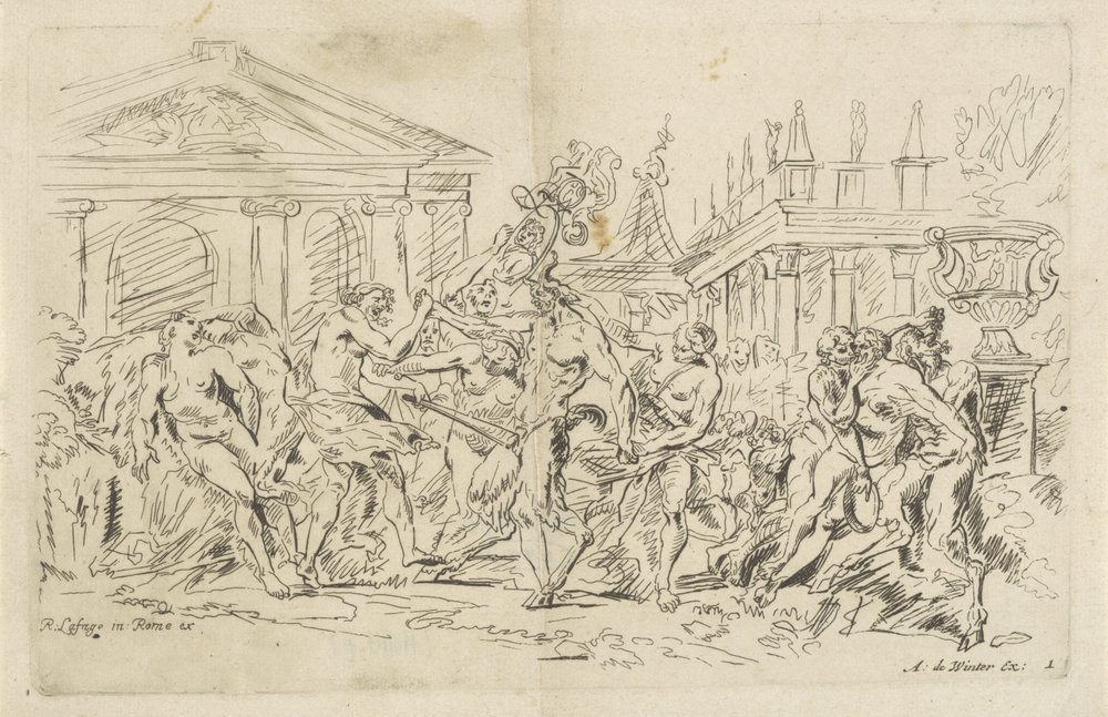 Satyr with Dancing Nymphs by Anthonie de Winter