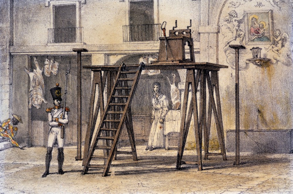 Platform (for pillory) by Antoine Jean Baptiste Thomas