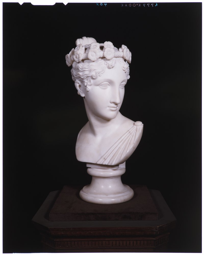 Head of a Dancer, 1820 by Antonio Canova: Fine art print