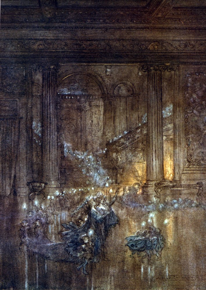 Illustration by Arthur Rackham for A Midsummer Night's Dream by William ...