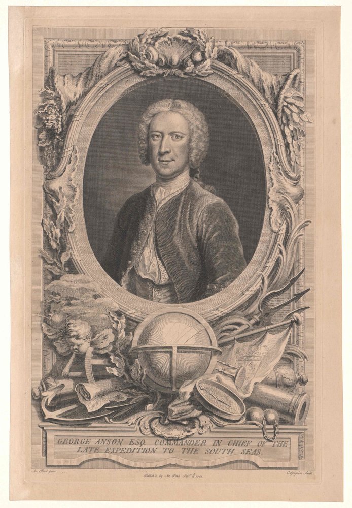 1st Baron Anson by Artist Unknown: Buy fine art print