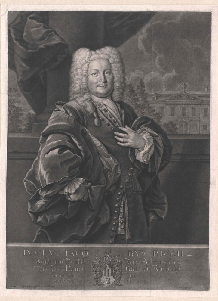 Justus Jacob Preu by Artist Unknown: Buy fine art print