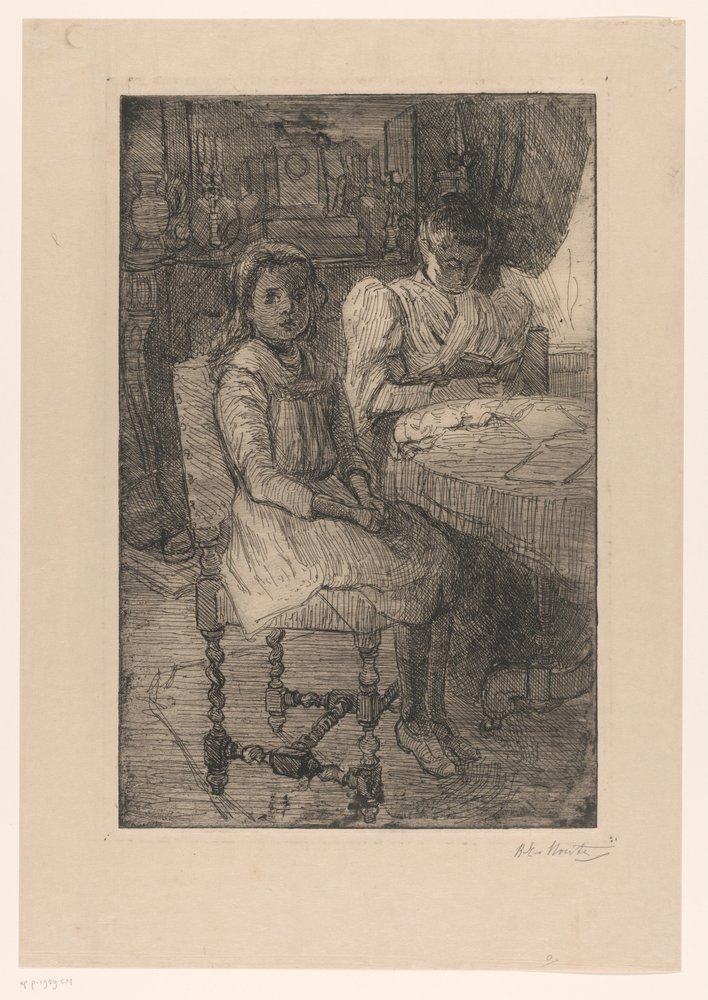 Two Women at a Table