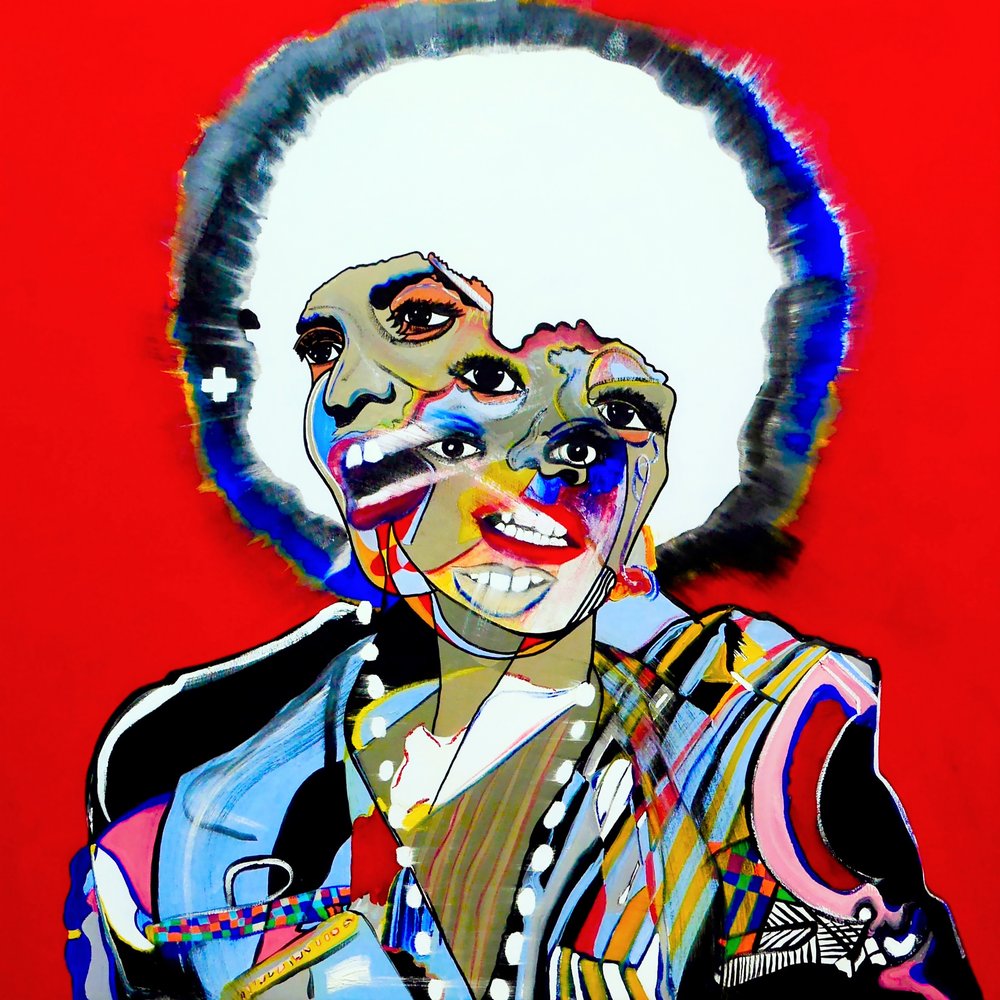 Surportrait: Angela Davis, 2021 by Benoit Erwann Boucherot