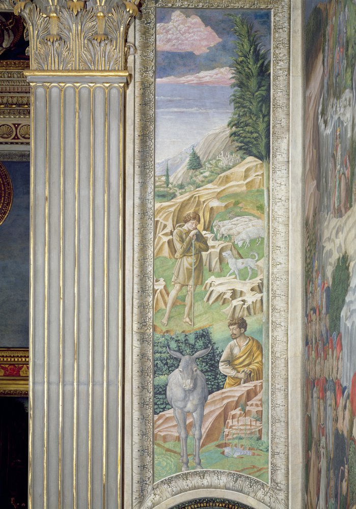 Shepherd and His Flock, Panel Alongside the Right Wall of the Journey ...