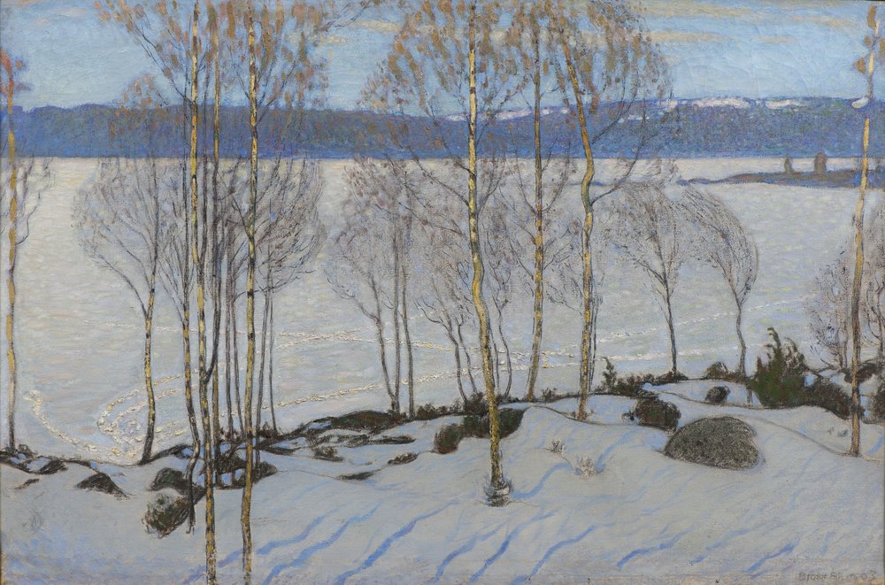 The Approach of Spring by Bjorn Ahlgrenson: Fine art print