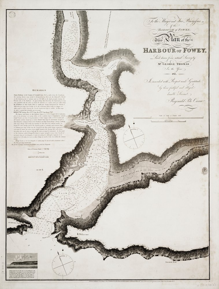 The harbour of Fowey, Cornwall by British School