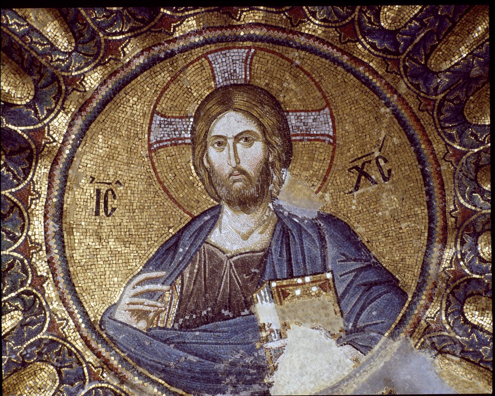 Christ Pantocrator (Mosaic, 5th-14th century) by Byzantine