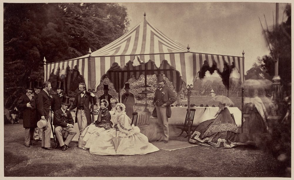 The Duchess of St. Alban's Stall, with Group of their Royal Highnesses ...