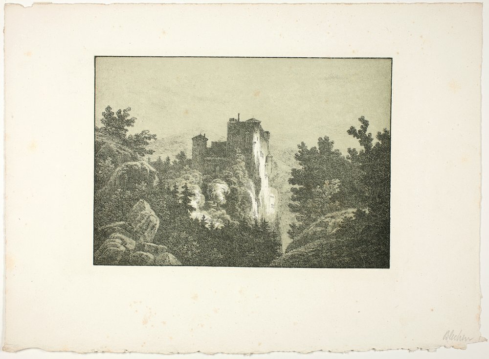 Ruins of a Castle by Carl Blechen: Buy fine art print