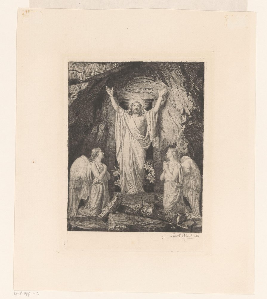The Resurrection of Christ by Carl Bloch: Fine art print