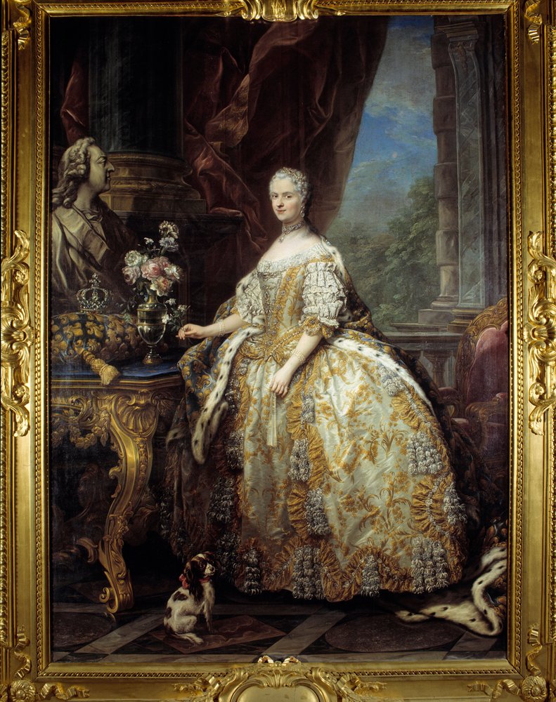 Portrait of Queen Mary Lescszinska, Queen of France