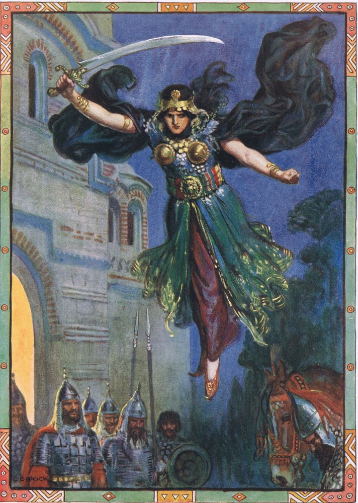 They all became motionless where they stood, scene from The Kingdom of ...