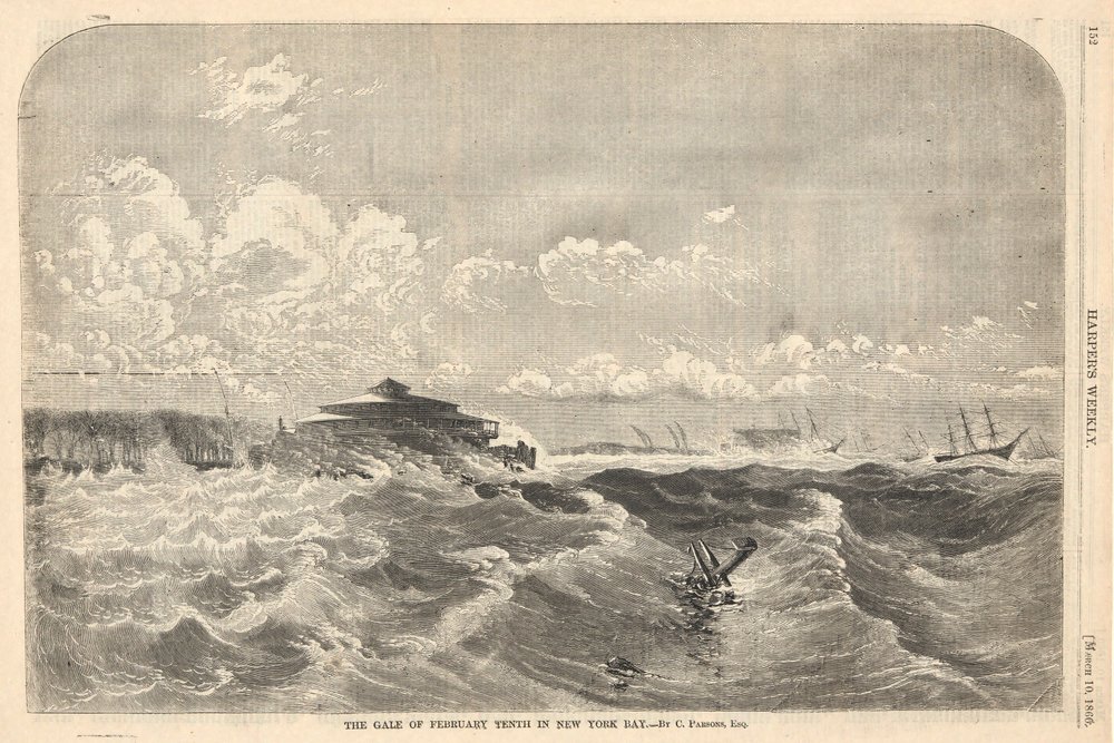 The Gale of February Tenth in New York Bay