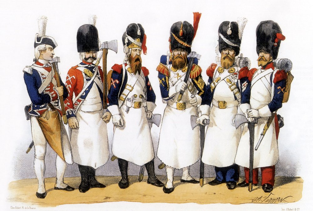 Uniforms of French Army: Infantry Pioneers