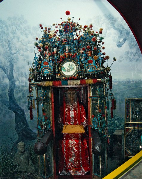 Bridal palanquin by Chinese School Chinese School