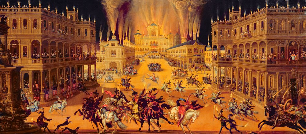 Fire by Claude Deruet: Highest-quality art reproduction