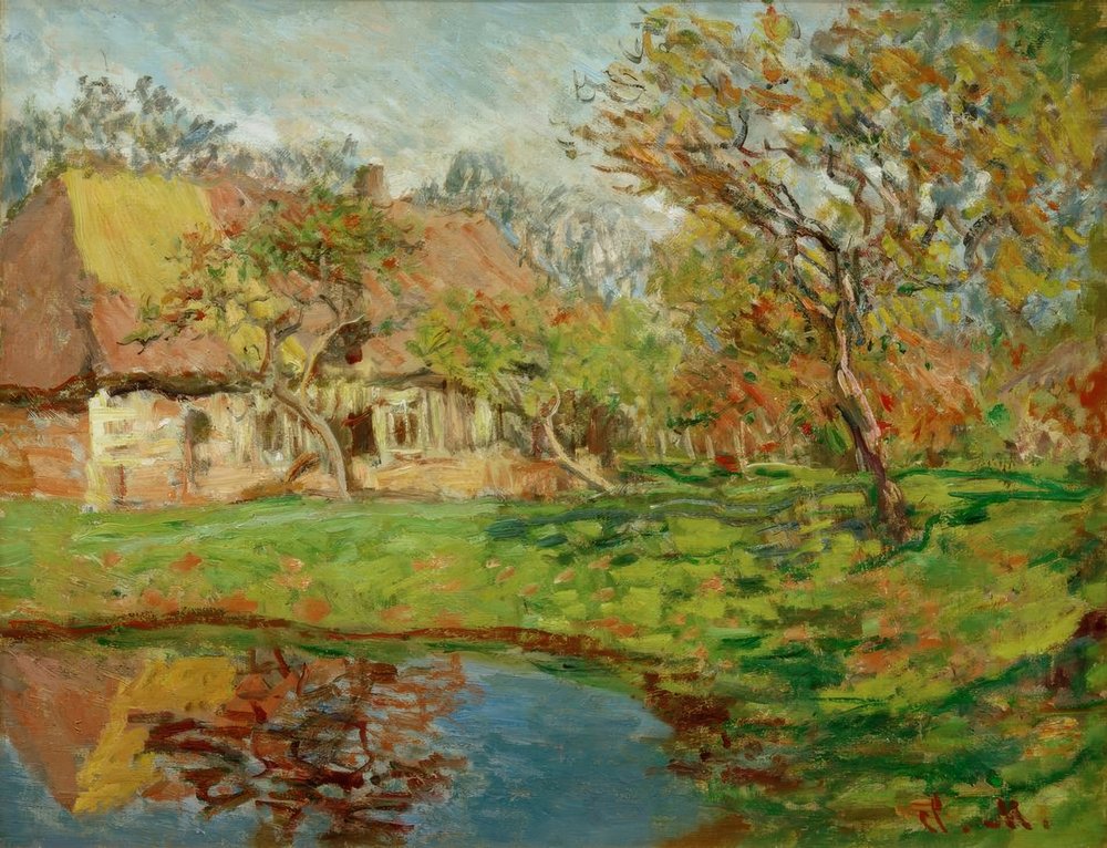 Norman Cottage by Claude Monet: Premium art reproduction