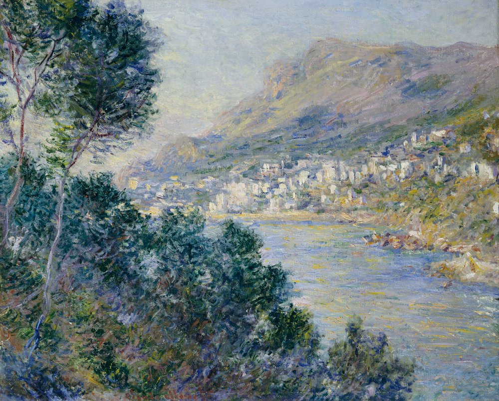 Monte Carlo, View of Cap Martin by Claude Monet