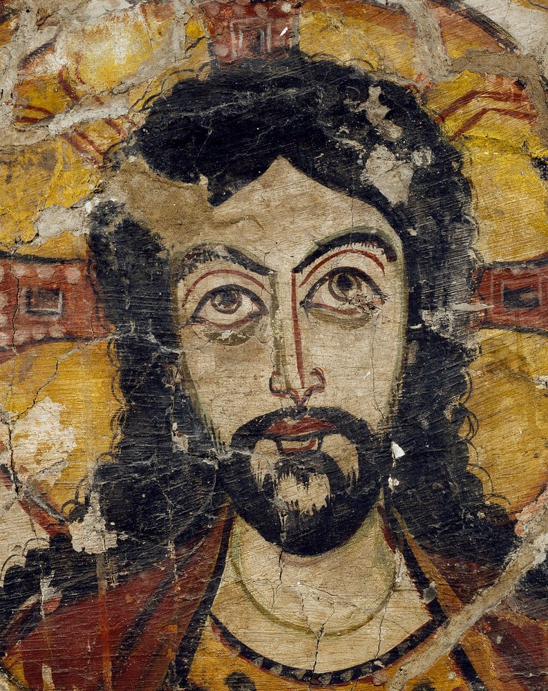 Head of Christ Supported by Two Angels (detail)