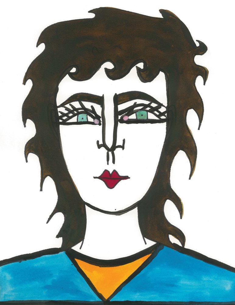 Mullet Hair, 2024 by Daisy de Villeneuve: Fine art print