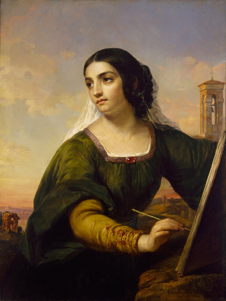 Italy, 1843 by Daniel Huntington: Premium art reproduction