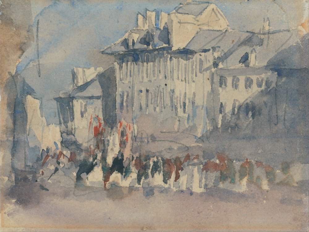 A Religious Procession by David Cox: Buy fine art print