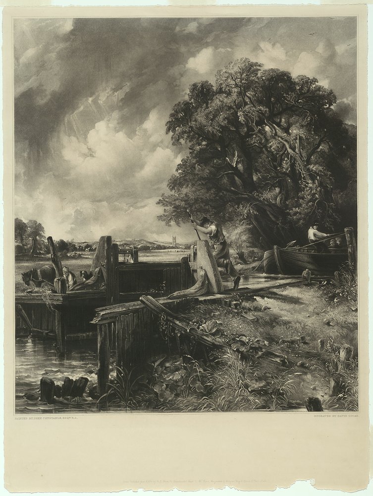 The Lock by David Lucas: Highest-quality art reproduction