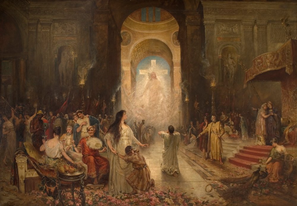 The Sign of the Cross by Davidson Knowles: Fine art print